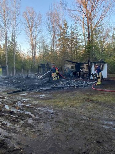 Fire takes cabin in woods, spares residents | News, Sports, Jobs - The ...